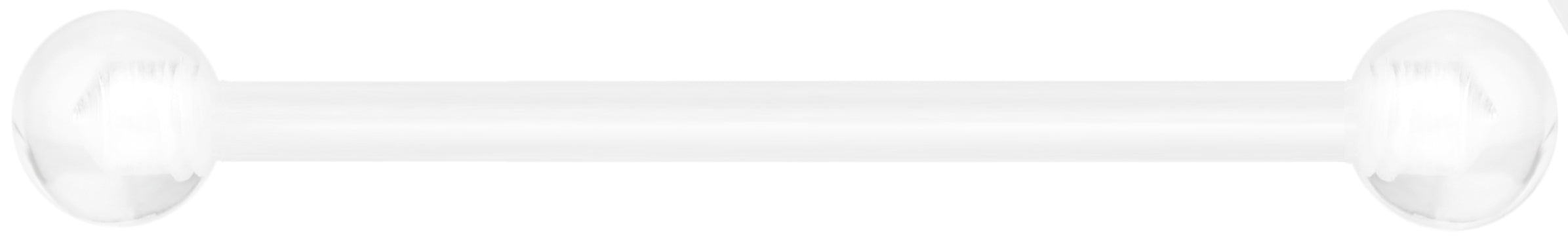 Forbidden Body Jewelry Clear Piercings, Clear Piercings for Work, 14G ...