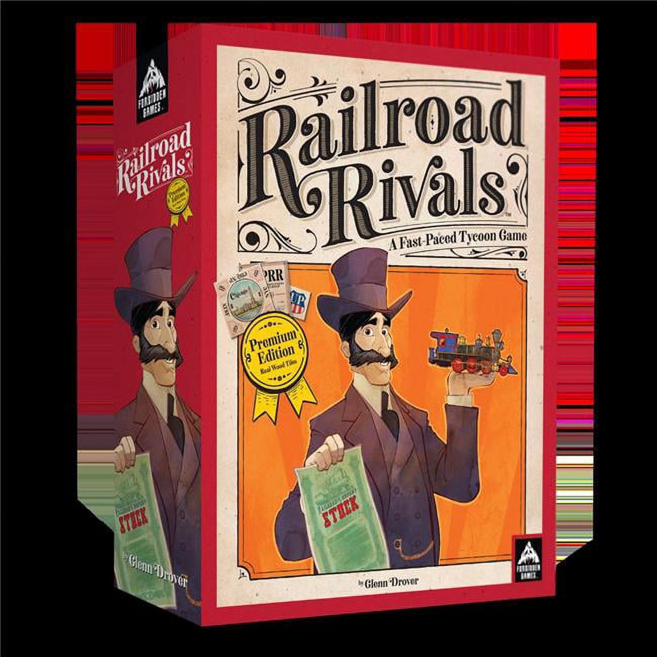 Forbidden Games Railroad Rivals Premium Board Game - Walmart.com