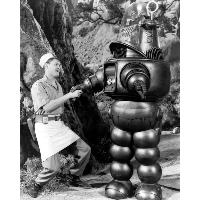 Forbidden Planet Robby The Robot 24x36 Classic Hollywood Poster ...