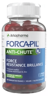 Forcapil Anti-Hair Loss 60 Gummies by Arkopharma / Forcapil - Walmart.com