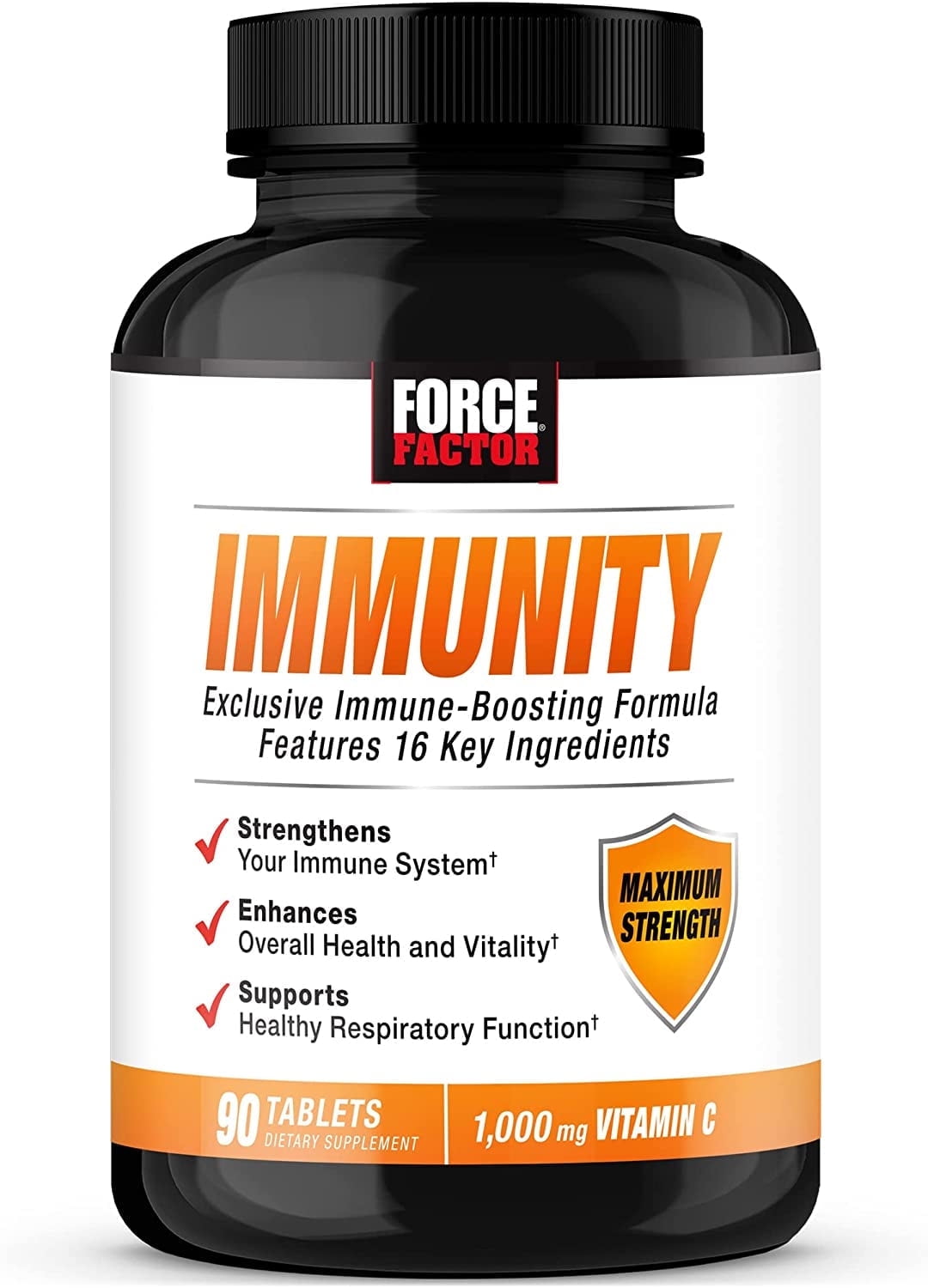 Force Factor Immunity: Immune Booster with Elderberry, Vitamins C & D ...