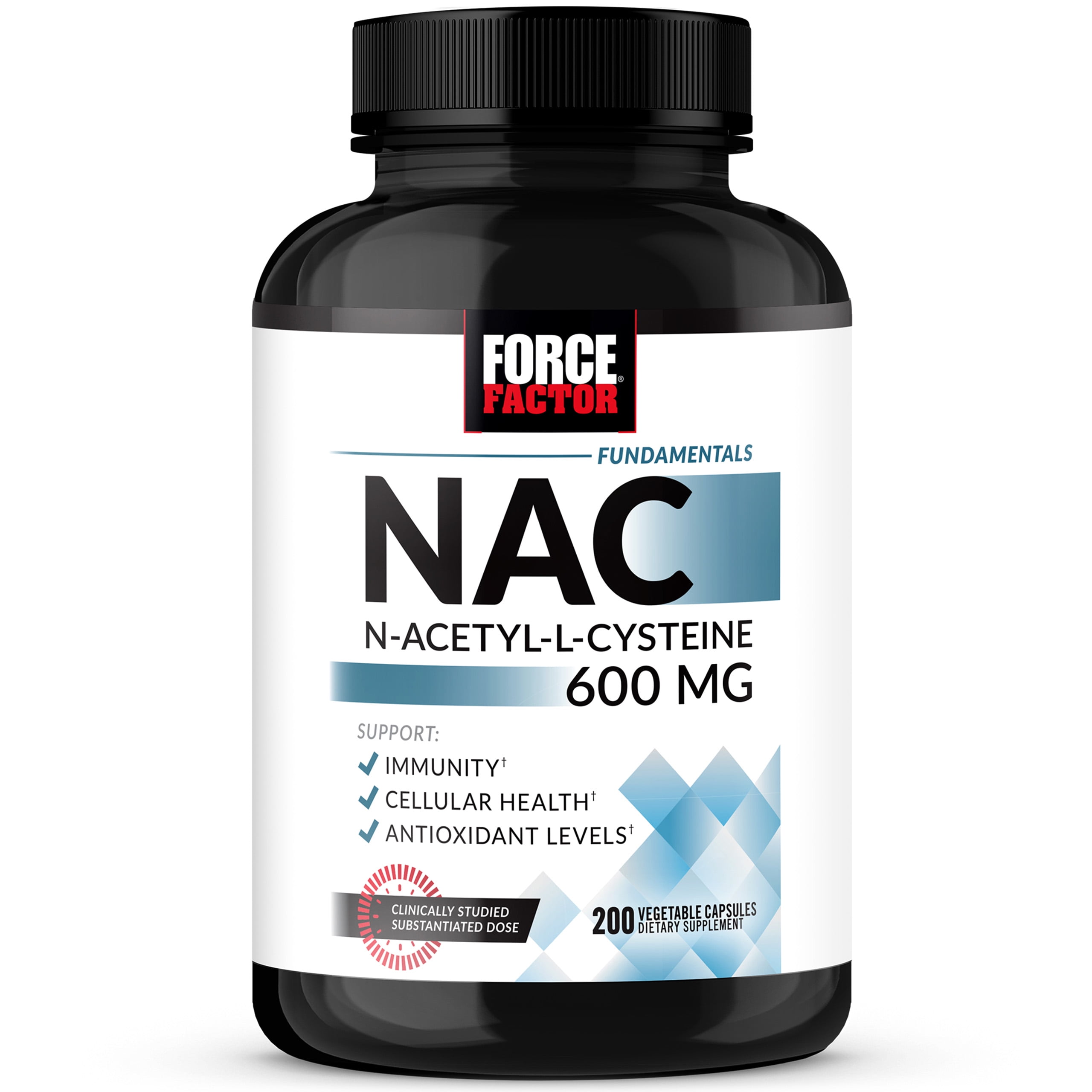 Force Factor NAC 600mg - Powerful Antioxidant, Immune Support, Supports ...