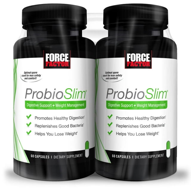 Force Factor ProbioSlim Probiotic Digestive Support & Weight Loss ...