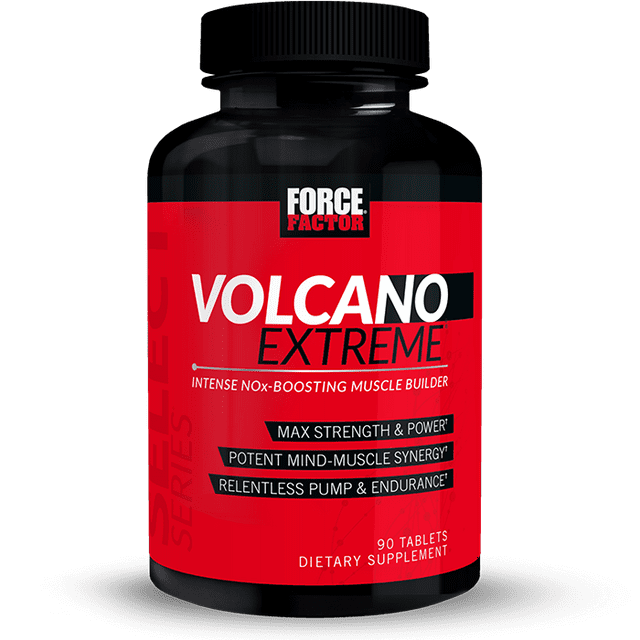 Force Factor Volcano Extreme Pre-Workout, Nitric Oxide Booster with ...