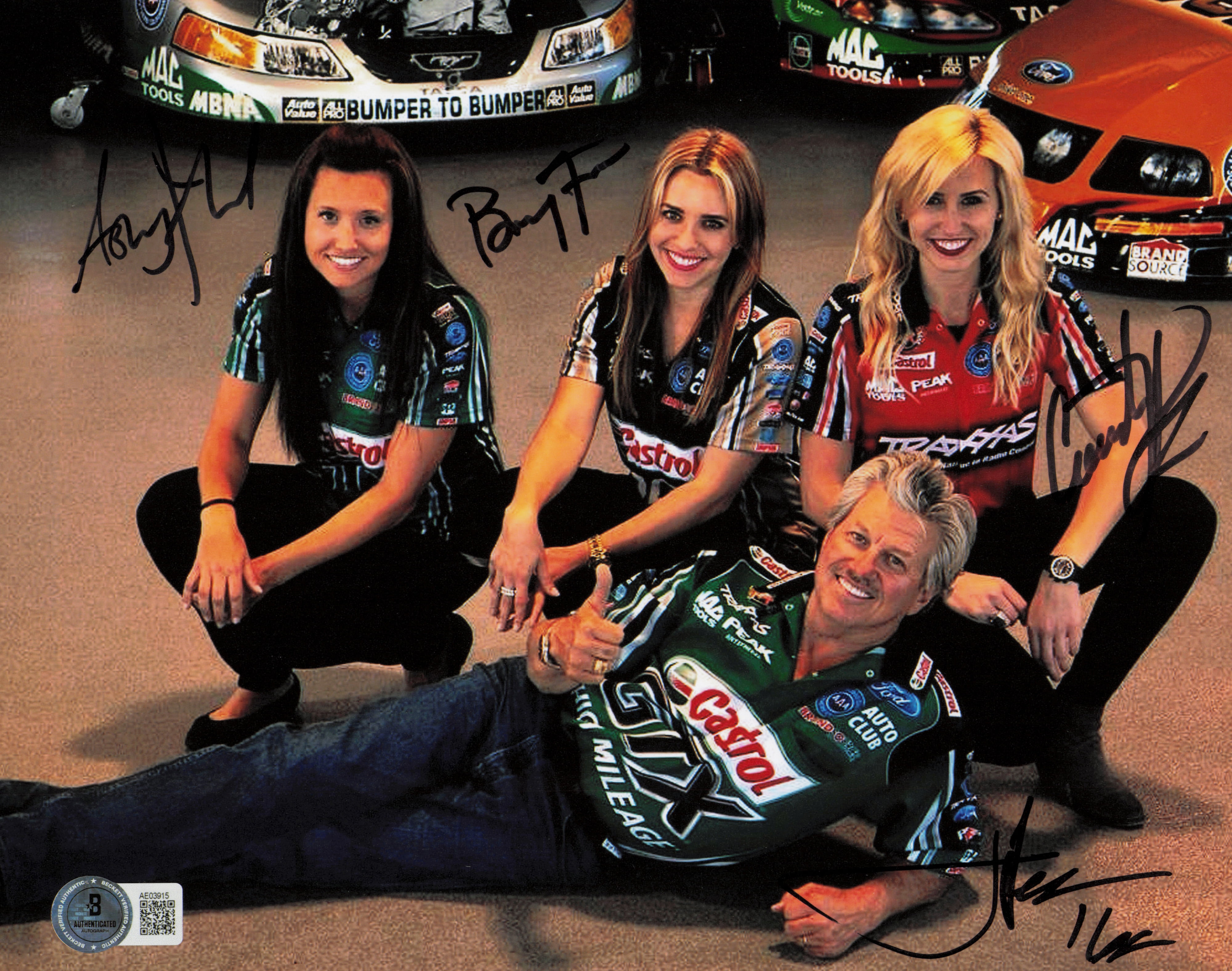 Force Family Multi-Signed Autographed 8x10 Photo NHRA With 4 Signatures ...