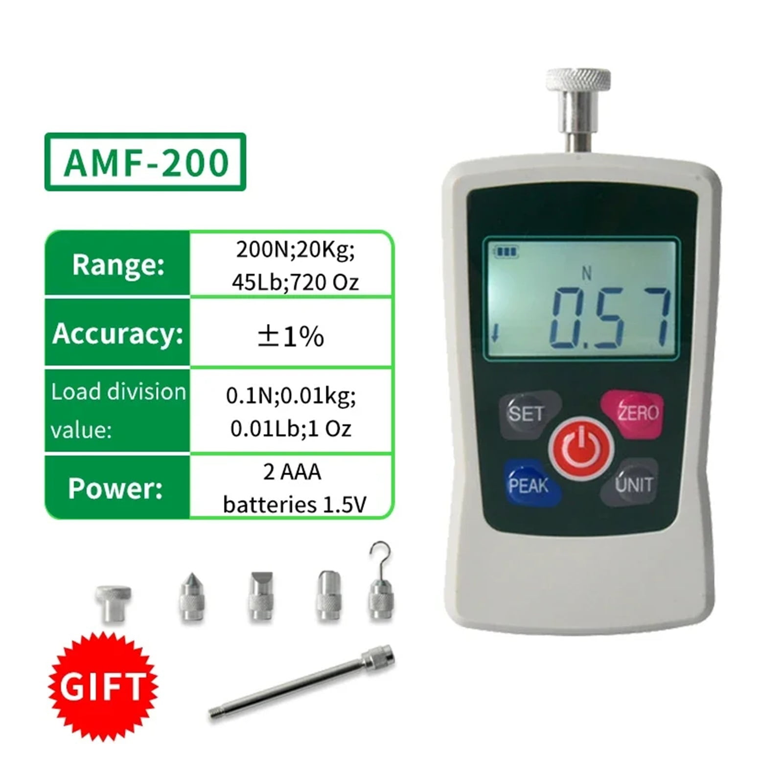 Force Gauge Digital Force Gauge Push Pull With Backlight Electronic ...