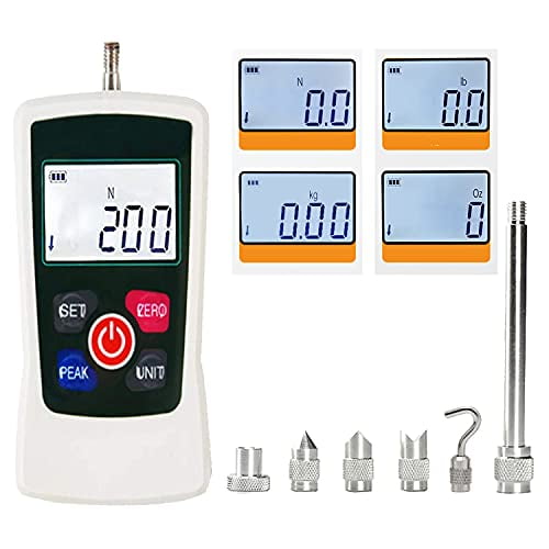 Force Gauge Digital Push Pull Gauge Dynamometer Thrust Pressure Meter ...