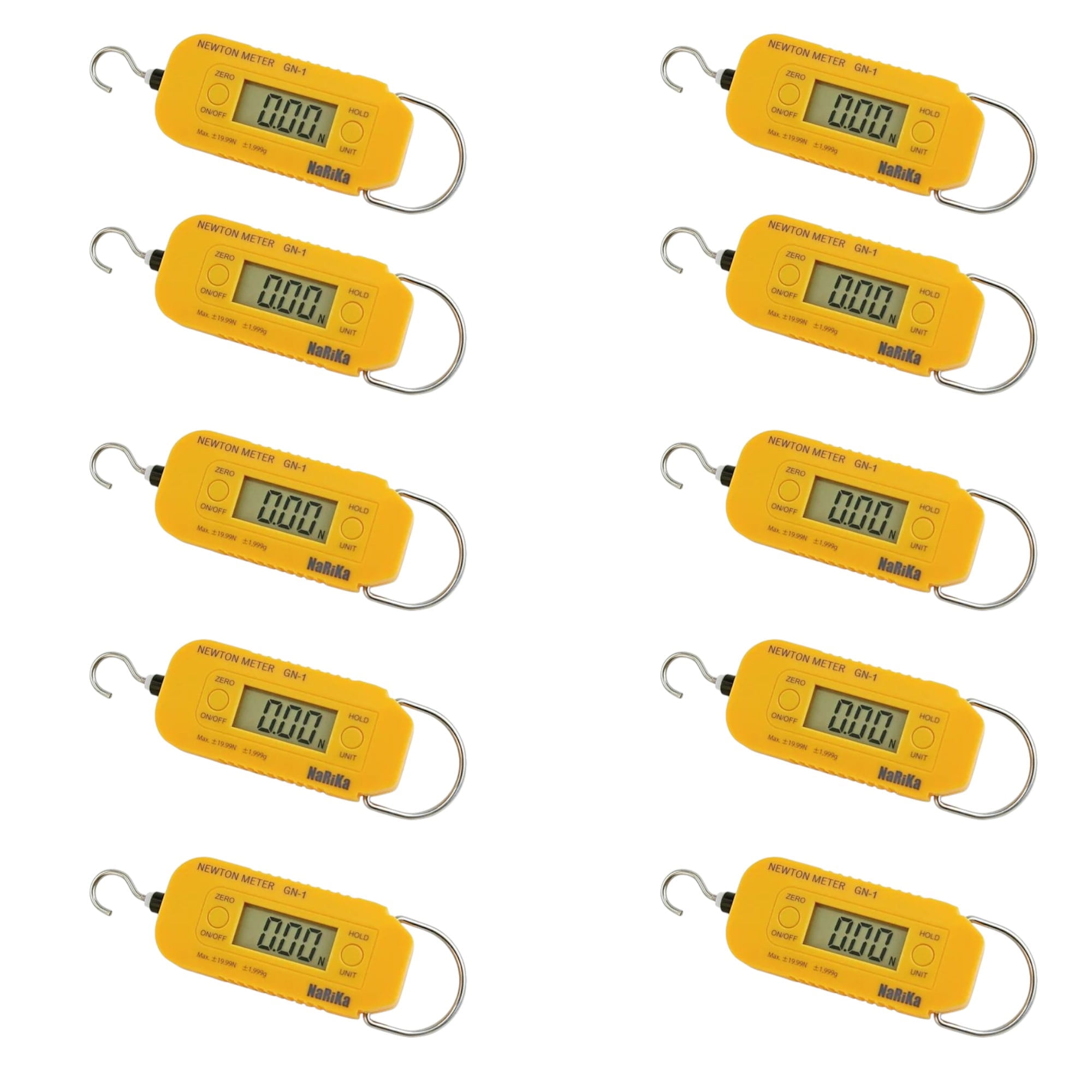 Force Meter Digital for Weight and Force Measurement, Range 0.1 to 20 ...