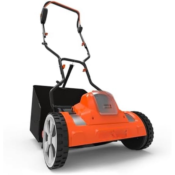 Force Reel Mower Cordless Hybrid 15-inch 20V Lithium-Ion, 2 Batteries ...