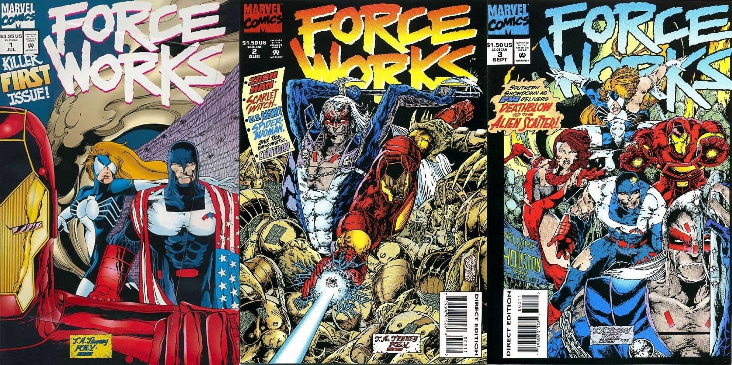 Force Works # 1, 2, 3 (Avengers / Iron Man) Marvel Comics - Walmart.com