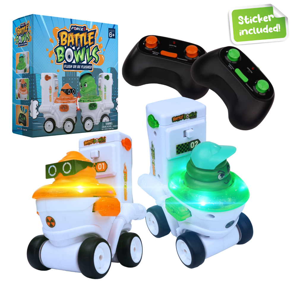 Force1 Battle Bowls Toilet Racer RC Cars 2pk with Remote Control ...