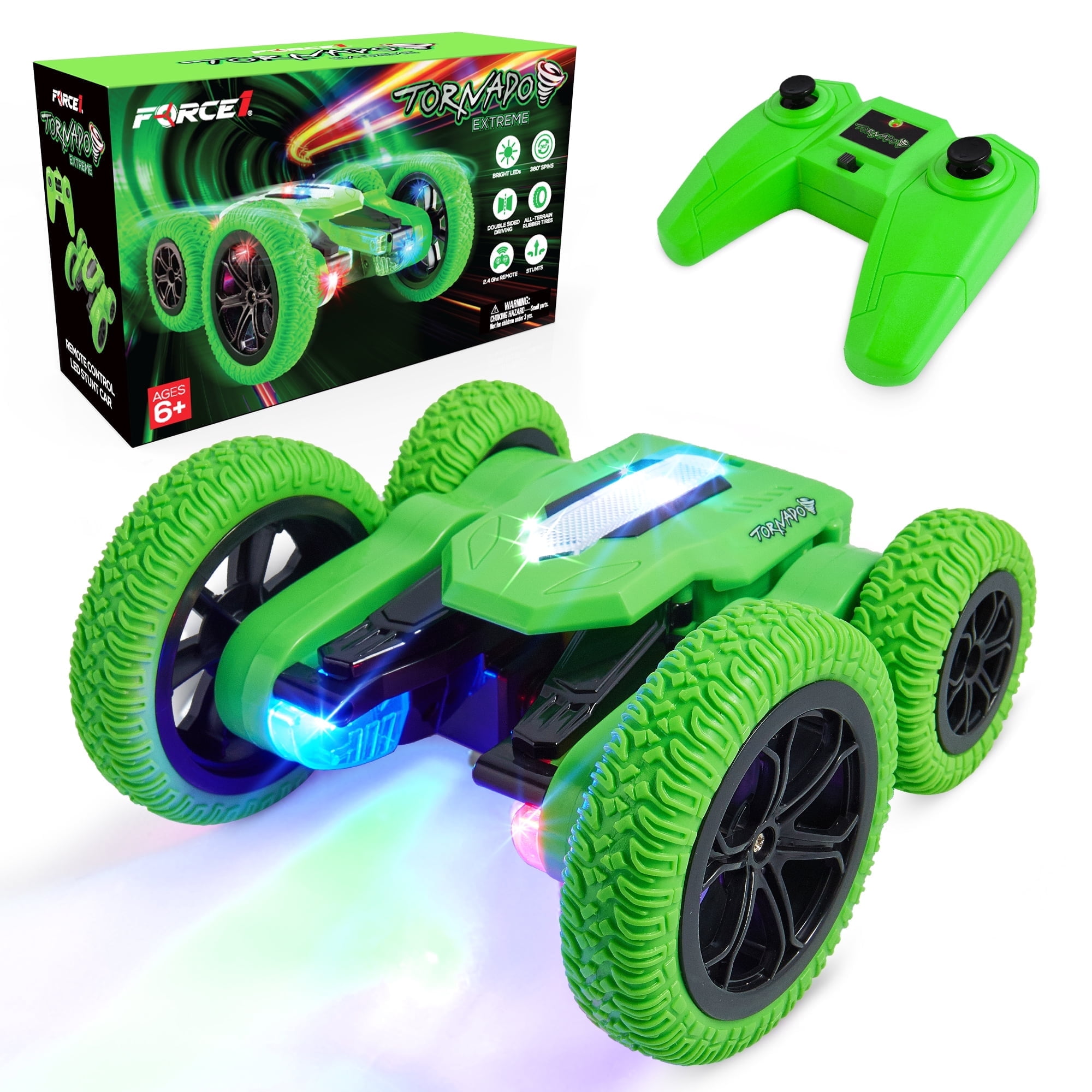 USA Toyz Tornado Extreme RC Car, off-Road, Rechargeable, Bright LEDs ...