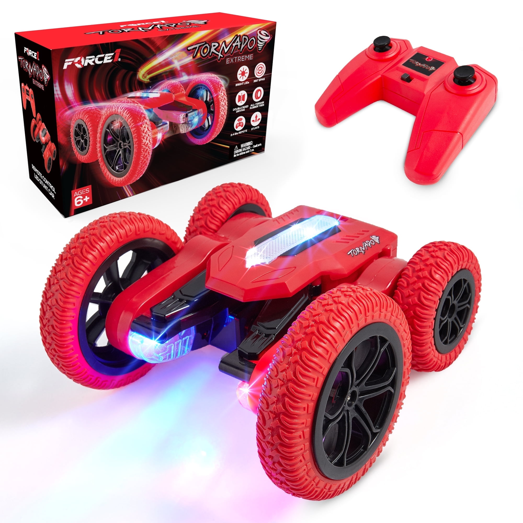 USA Toyz Tornado Extreme RC Car off Road Rechargeable Toys Bright LEDs ...
