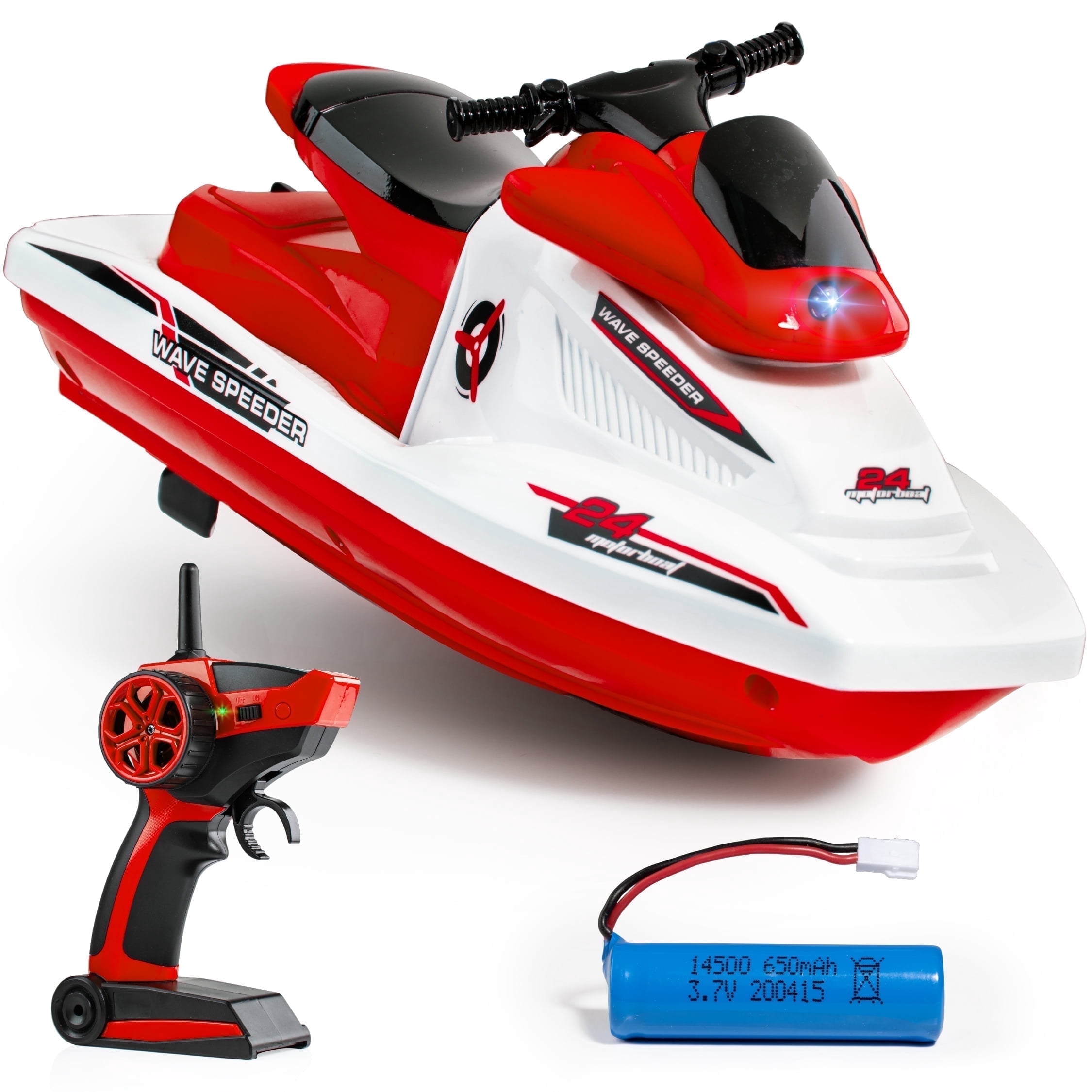 Force1 RC Mini Toy Motor Boat - Wave Speeder with Radio Control for ...