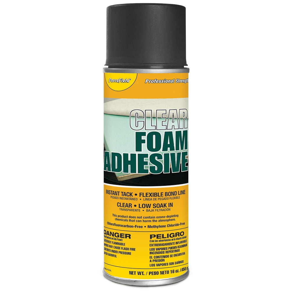 ForceField Clear Foam Adhesive Instant Tack Flexible Bond Line Low Soak ...