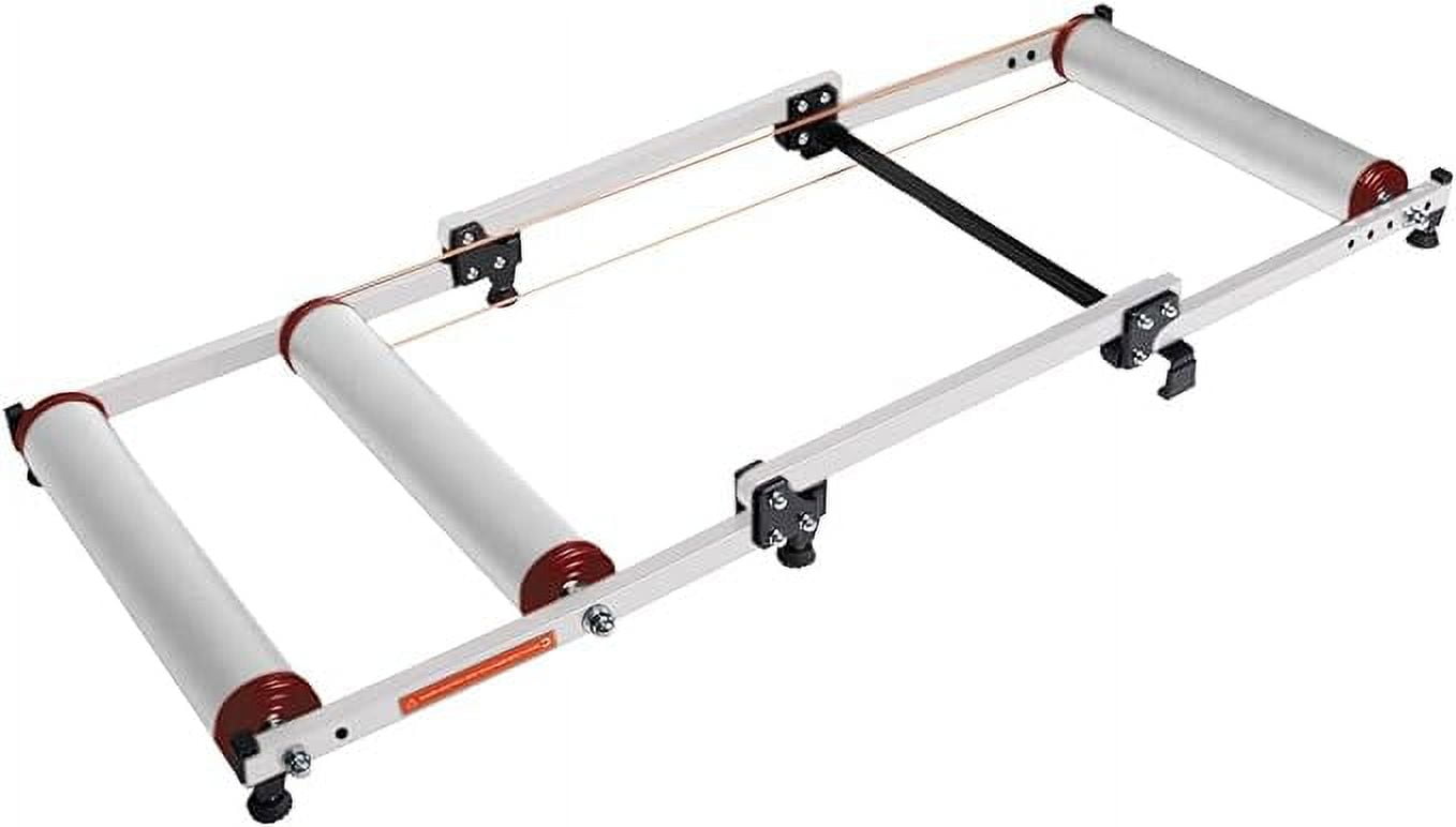 Forcecar MTB Road Bike Roller Trainer Stand Foldable Bike Rollers Indoor Folding Trainer for 16 ...