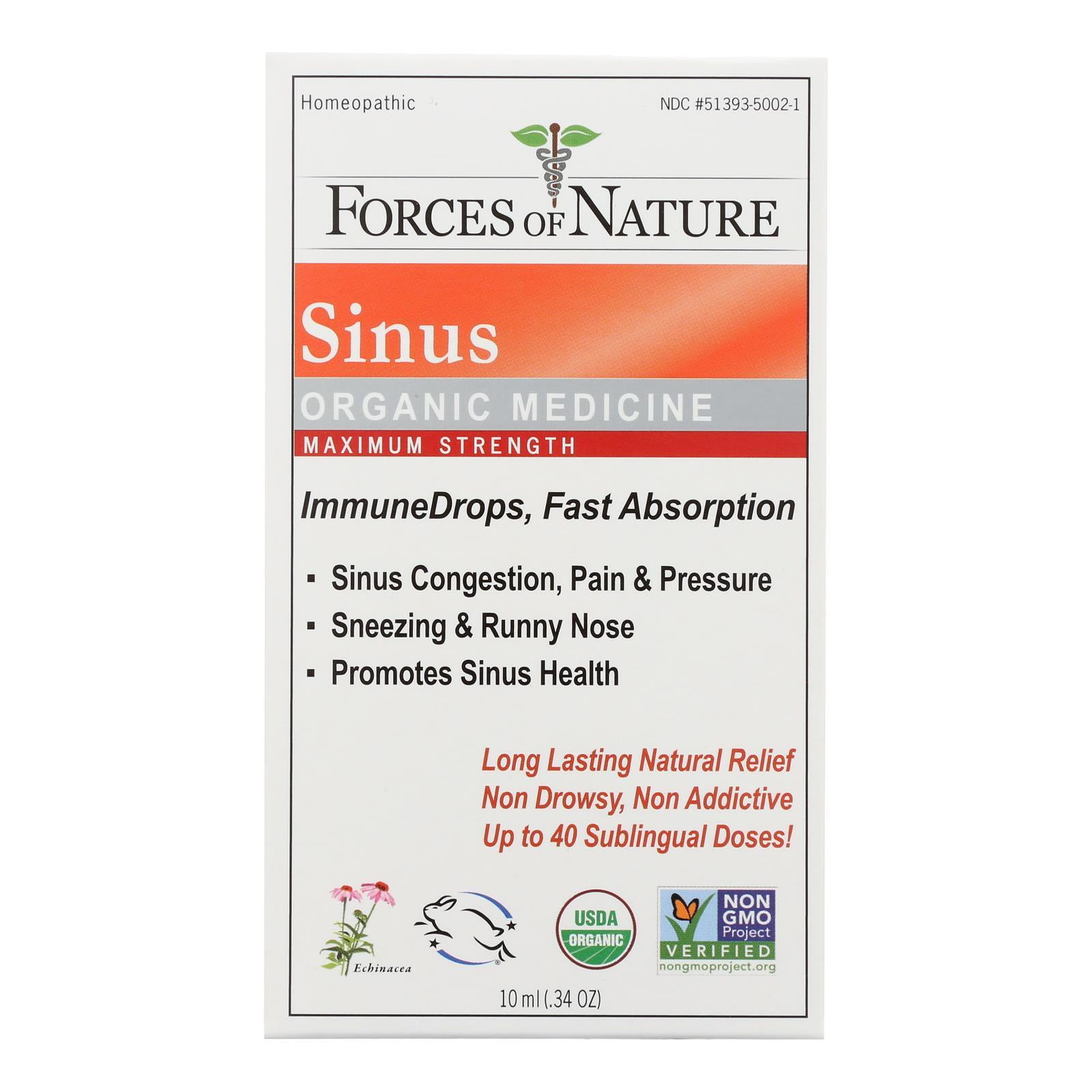 Forces Of Nature - Sinus Drp Max Immune - 1 Each - 10 ML - Walmart.com