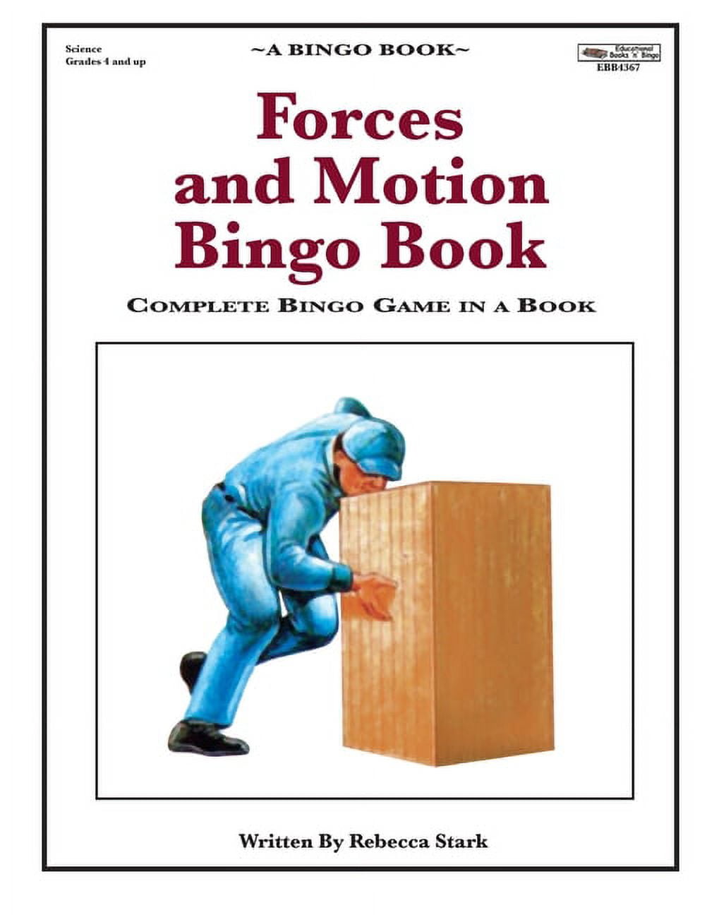 Forces and Motion Bingo Book: Complete Bingo Game In A Book (Bingo ...