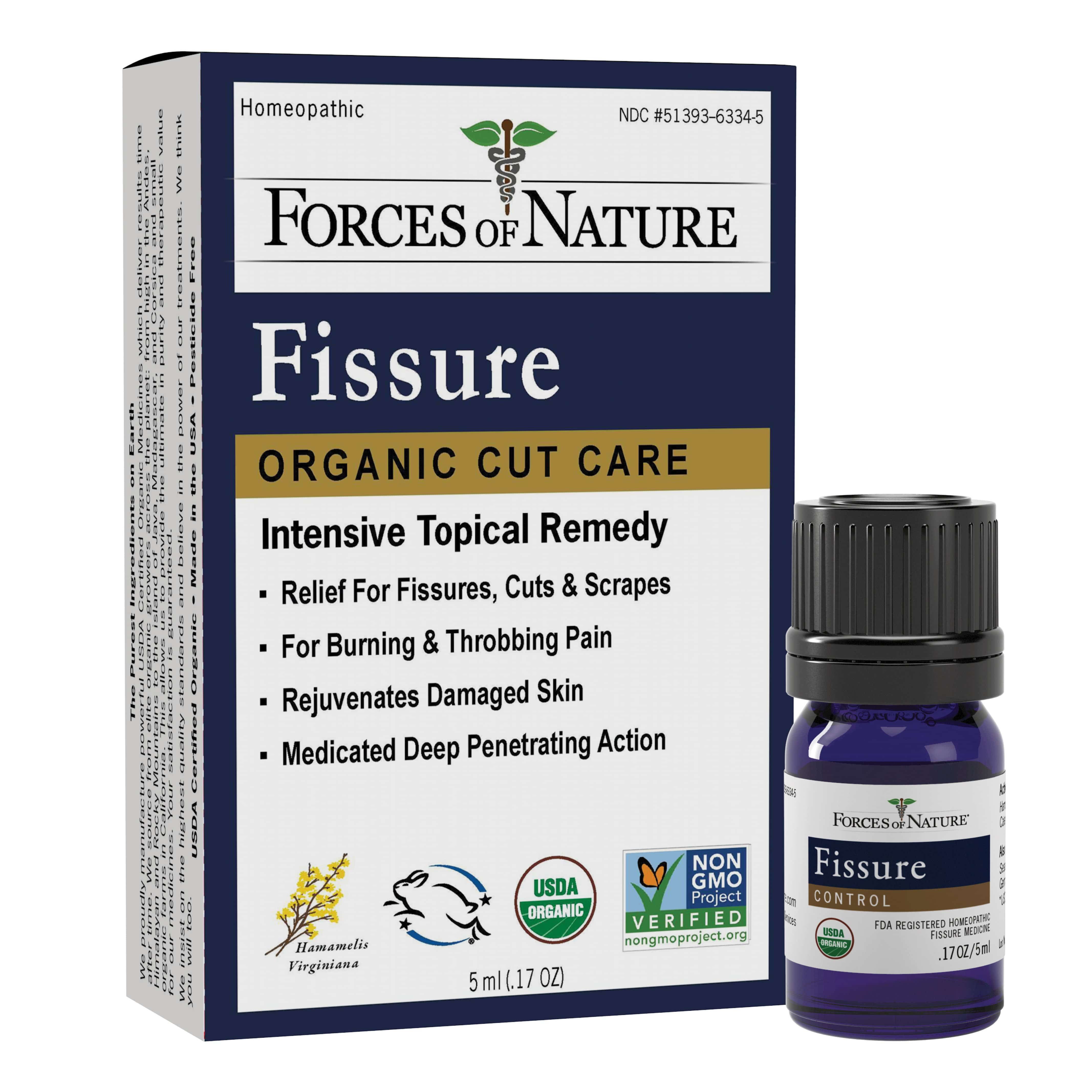 Forces of Nature Fissure Control, Organic Soothing Ointment for Pain ...