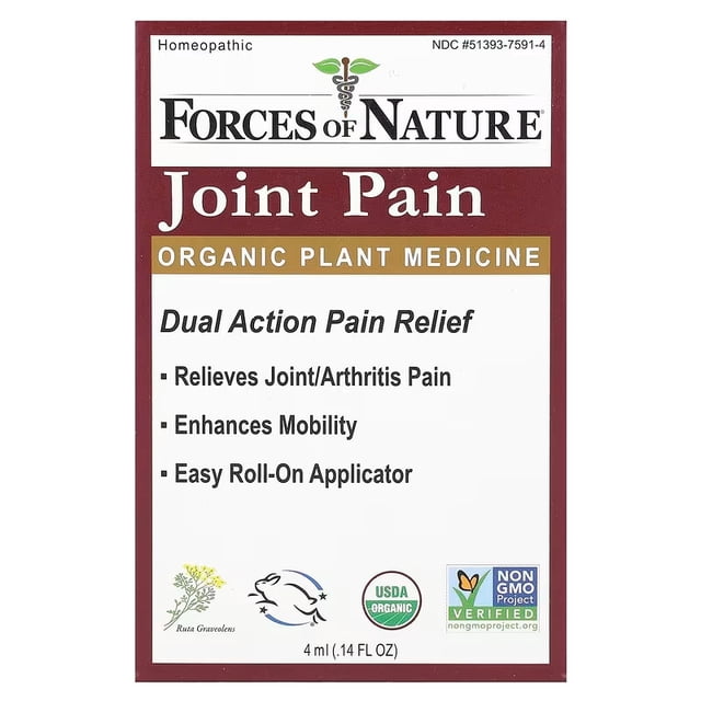 Forces of Nature Joint Pain Management Organic - 4 ml - Walmart ...