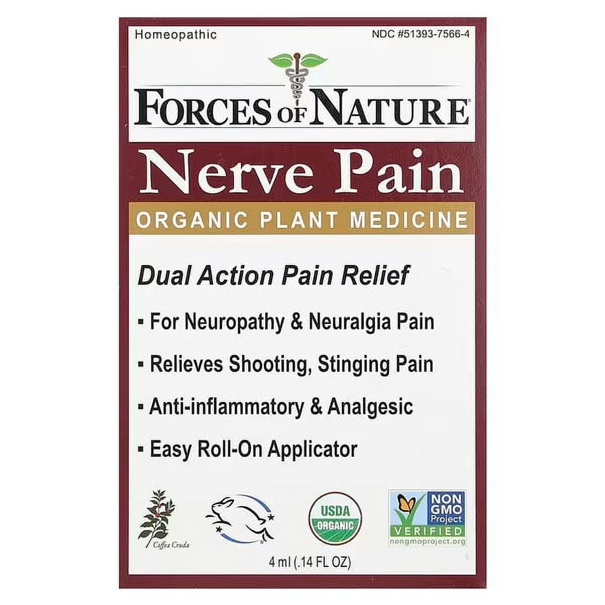 Forces Of Nature Neuropathy Relief Roll, Nerve Pain Management Topical ...