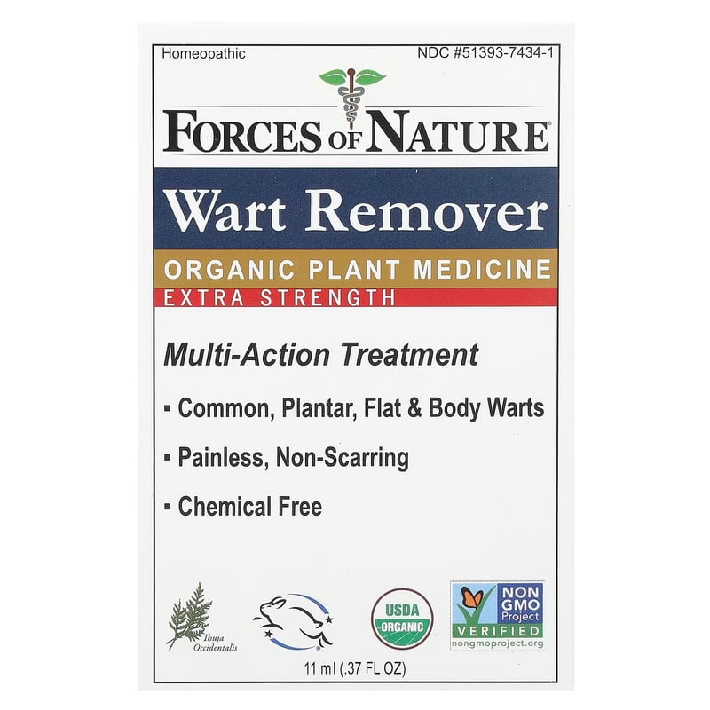 Forces of Nature Wart Control Organic Extra Strength - 11 ml - Walmart.com