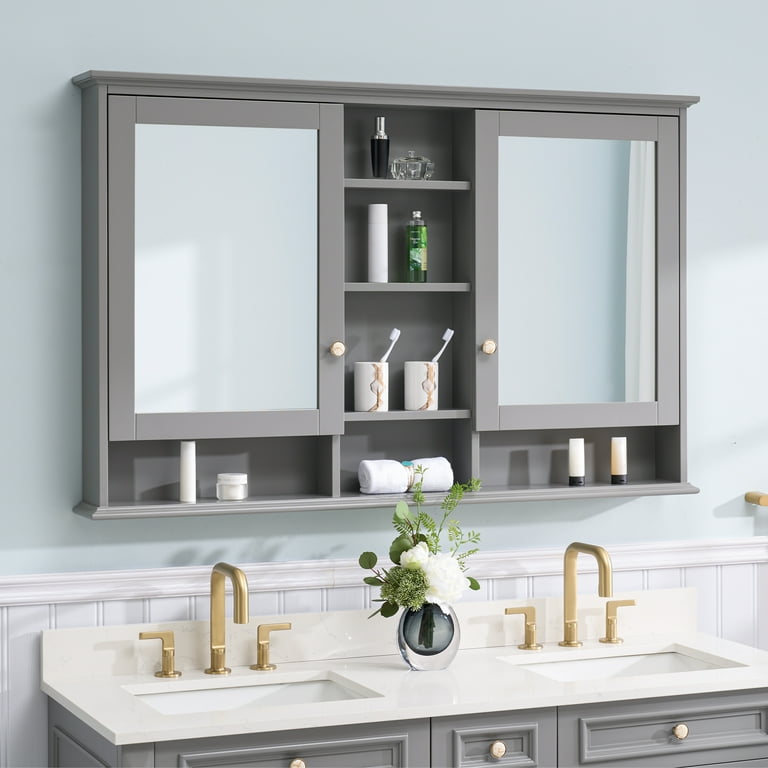 Restroom mirror cabinet store