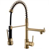 Forclover Modern Kitchen Faucet, Commercial Style Spring Kitchen Sink ...