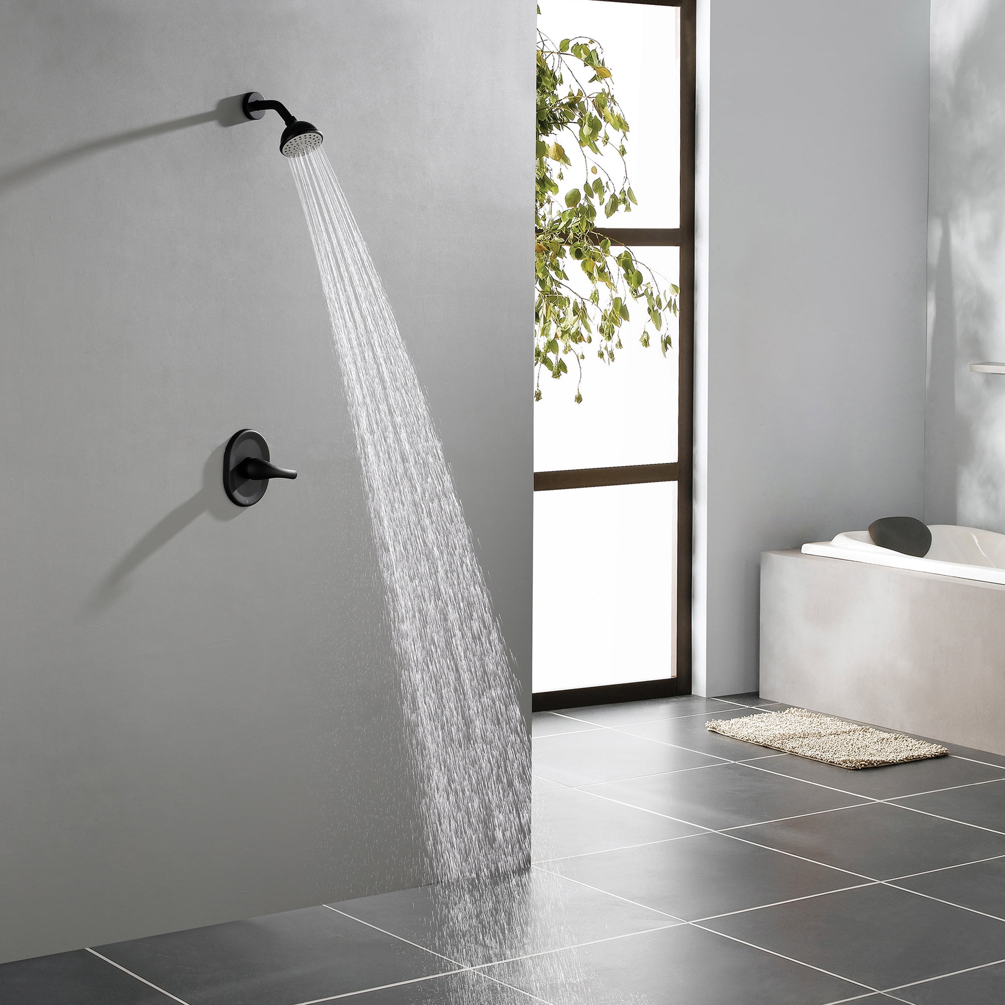 Forclover Shower Faucet Set, Bathroom Rain Mixer Shower System, Wall ...