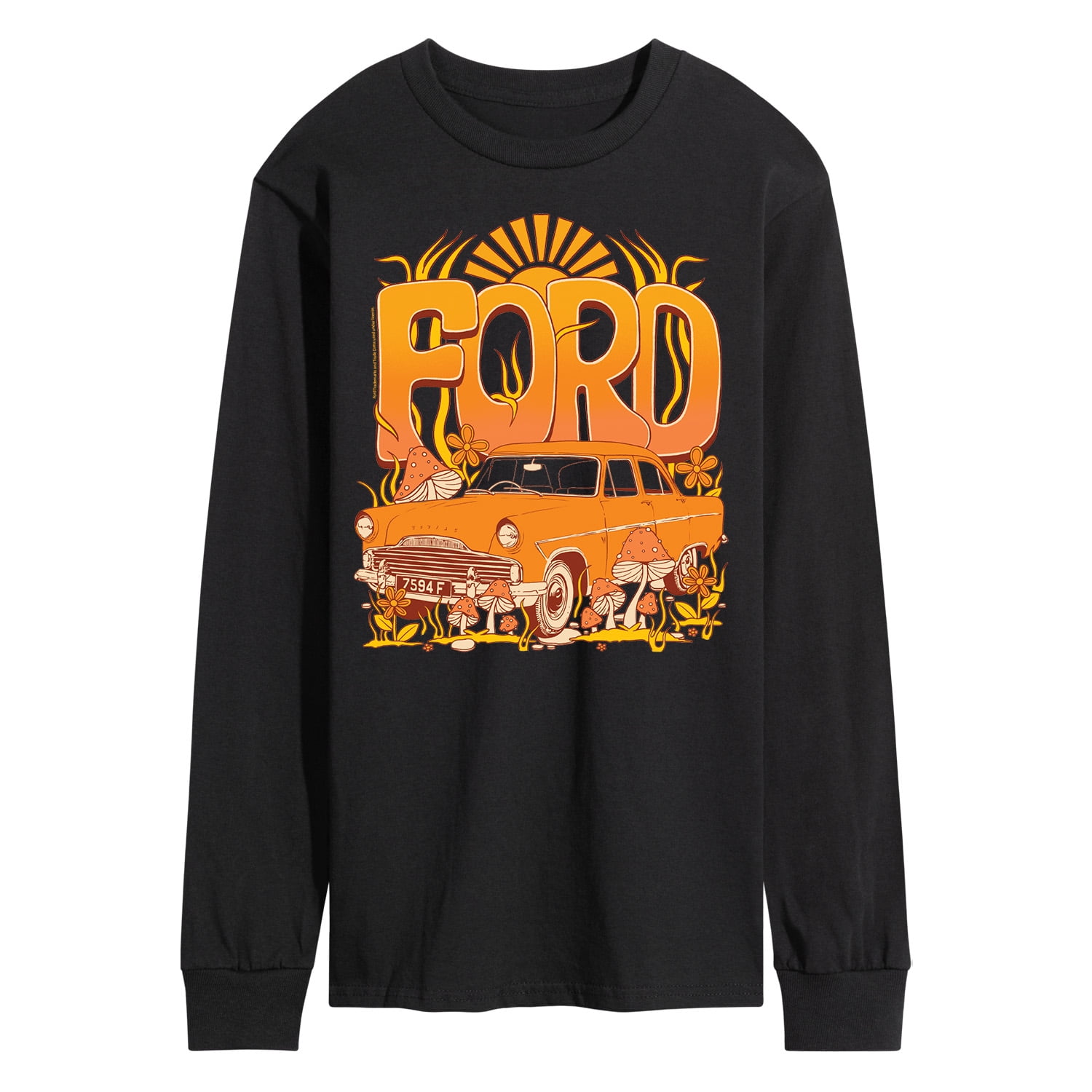 Ford - 1957 Ford Zodiac Mark II - Men's Long Sleeve Graphic T-Shirt ...