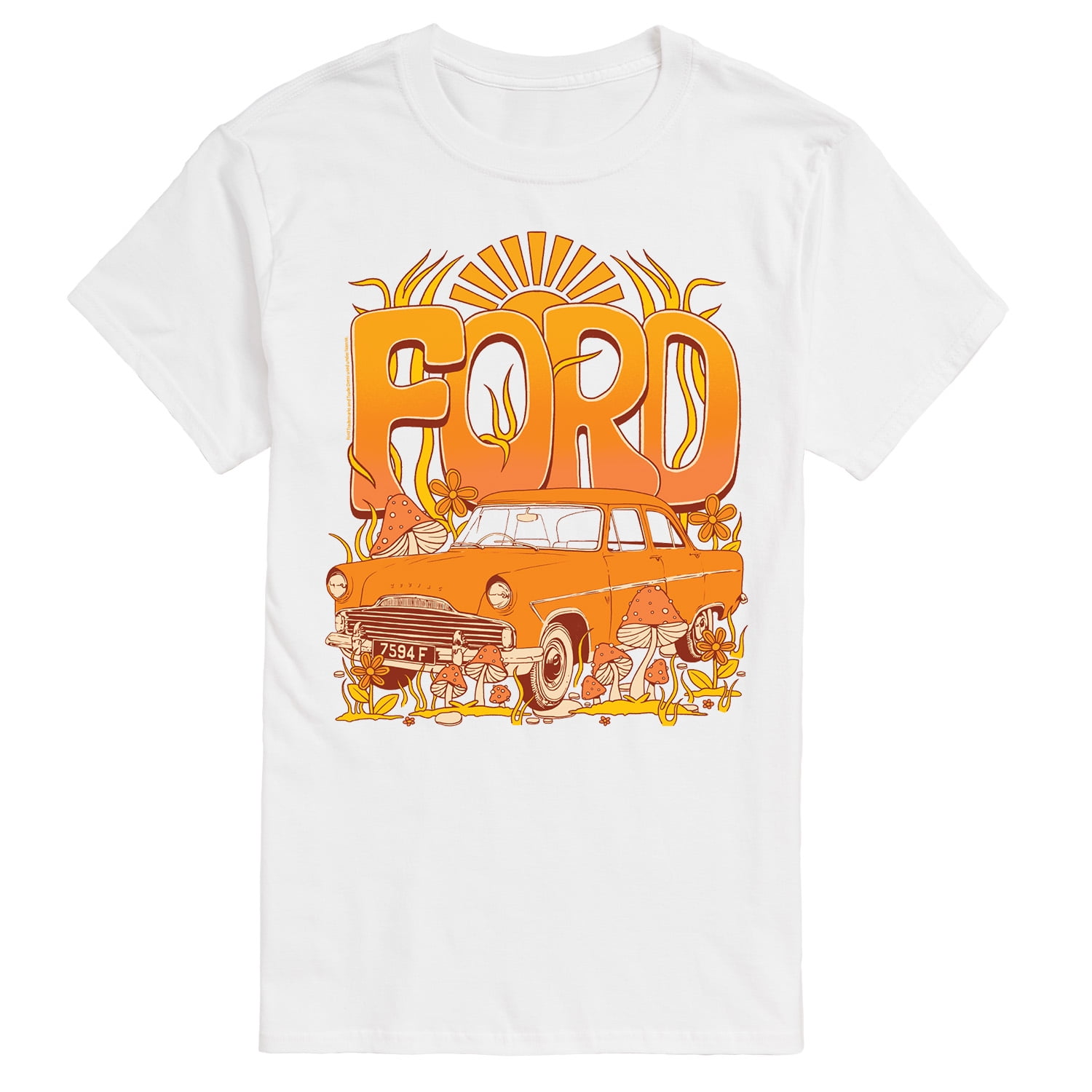 Ford - 1957 Ford Zodiac Mark II - Men's Short Sleeve Graphic T-Shirt ...