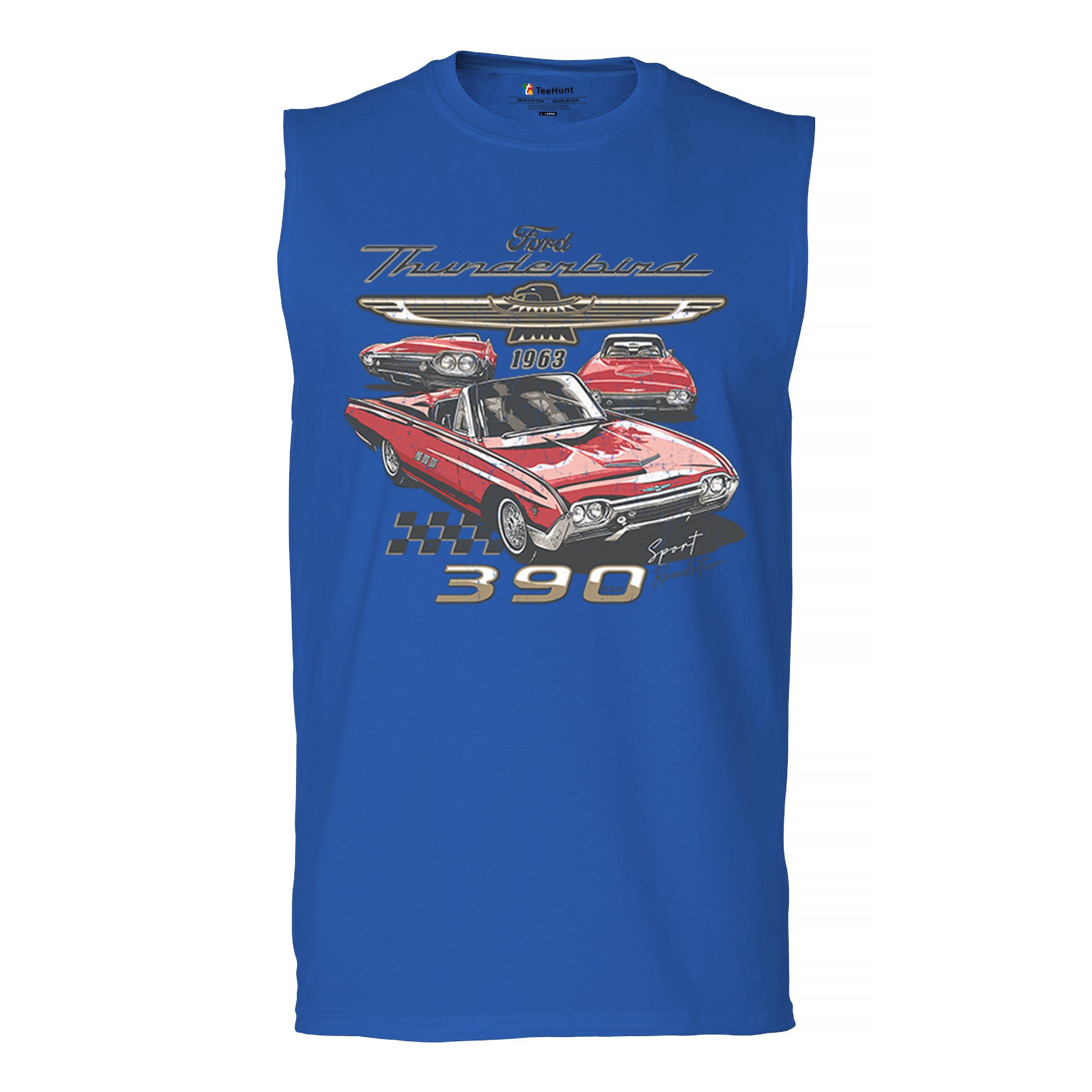 Ford 1963 Thunderbird 390 Muscle Shirt Vintage Sport Roadster Classic ...