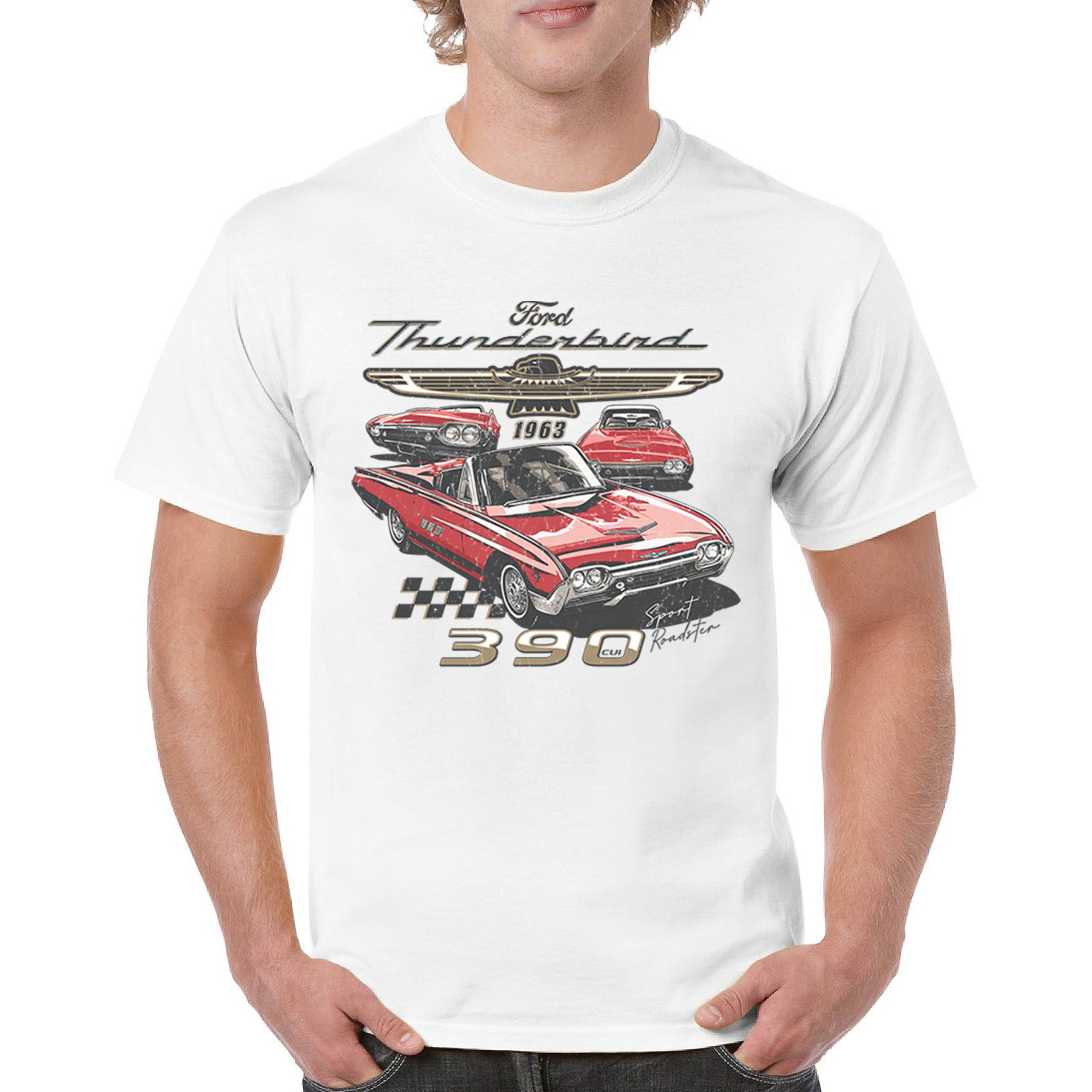 Ford 1963 Thunderbird 390 T-shirt Vintage Sport Roadster Classic ...