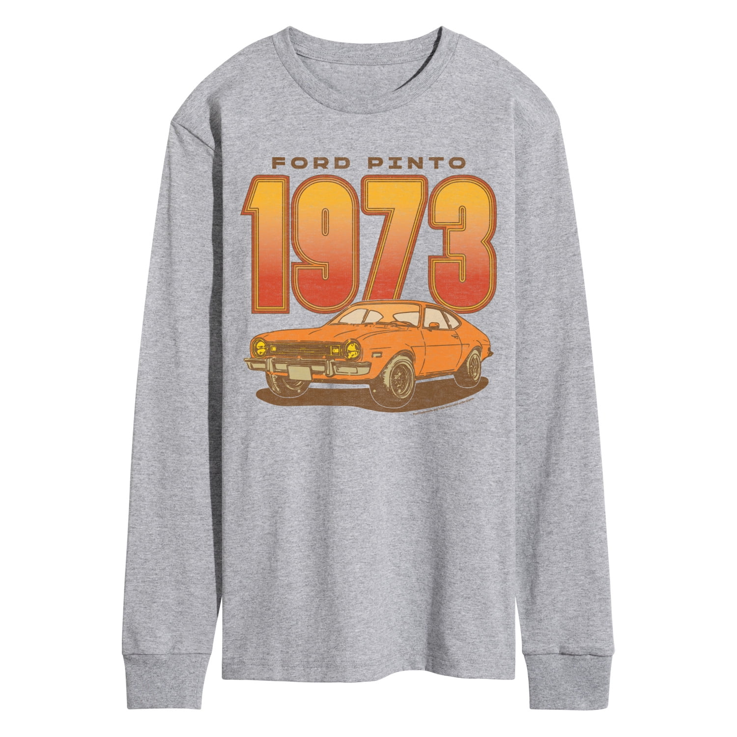 Ford - 1973 Ford Pinto - Men's Long Sleeve Graphic T-Shirt - Walmart.com