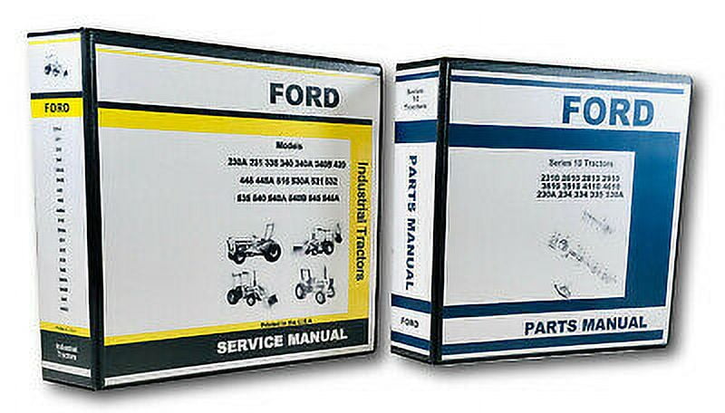 Ford 230A 335 530A Industrial Tractor Service Repair Manual Technical ...