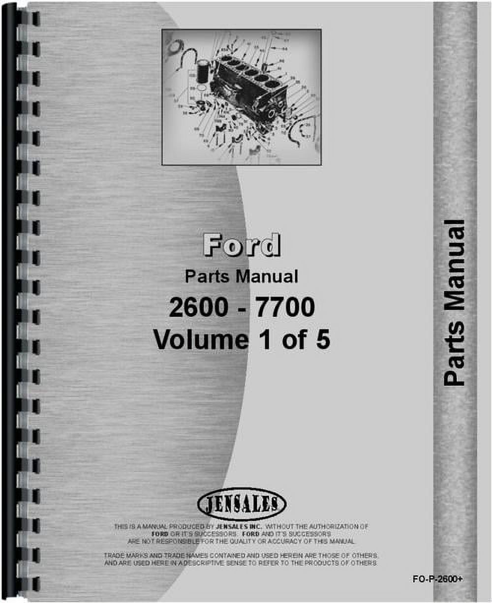 Ford 333 Industrial Tractor Parts Manual - Walmart.com