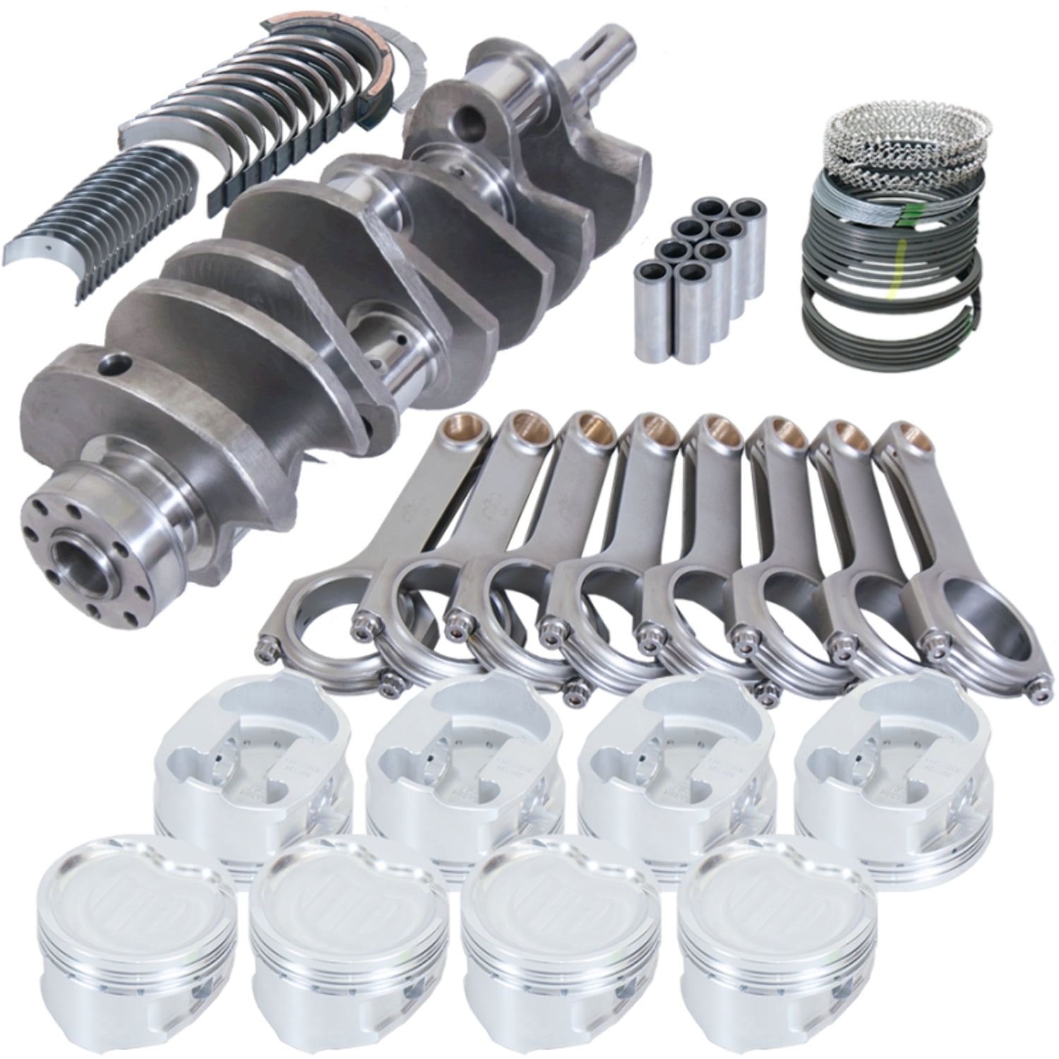 Ford 4.6L 2 Valve Heads Romeo Block Rotating Assembly Kit - 5.933in H ...