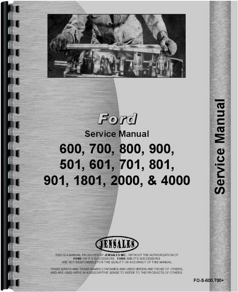 Ford 4040 Industrial Tractor Service Manual - Walmart.com