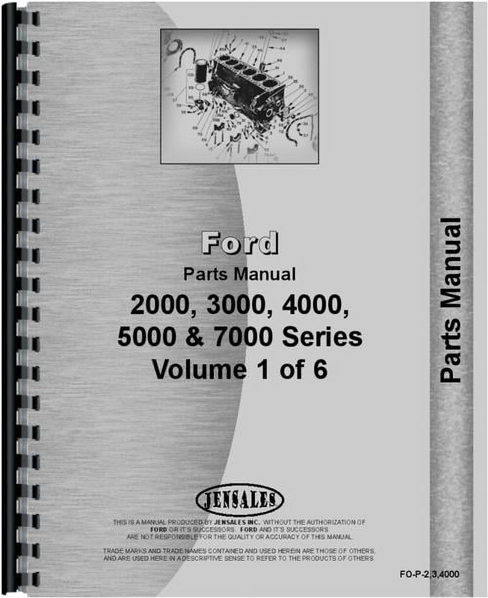 Ford 4200 Tractor Parts Manual - Walmart.com