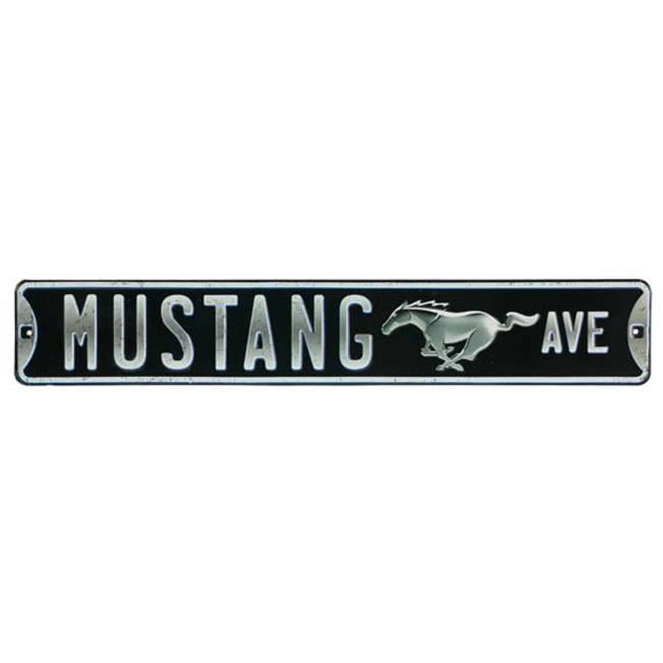 Ford 90146342-S Mustang Avenue Embossed Tin Street Sign - Walmart.com