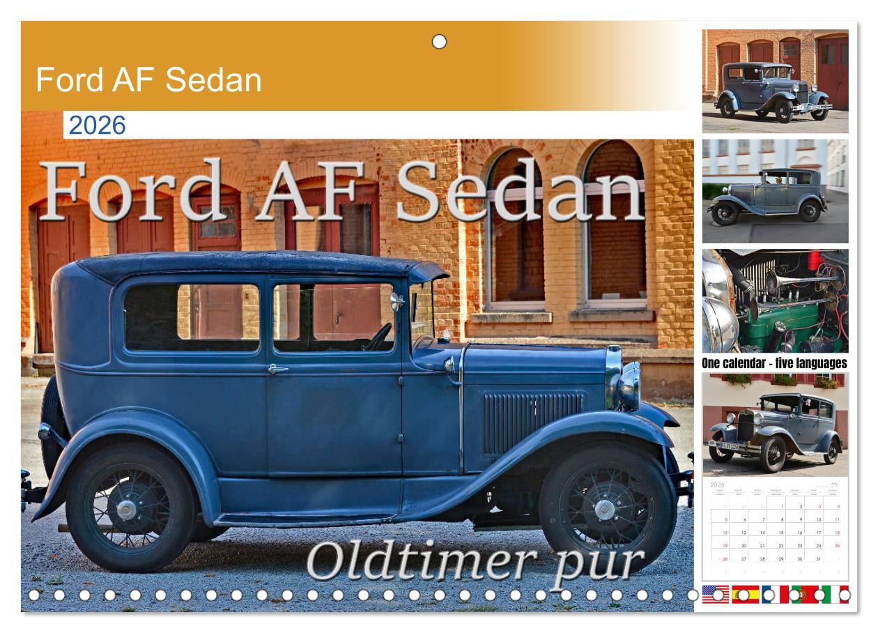 Ford AF Sedan (Monthly Wall Calendar 2026 16.5 x 23.4 (open)), CALVENDO ...