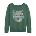 Ford - Beach Bronco - Women's French Terry Long Sleeve Pullover ...
