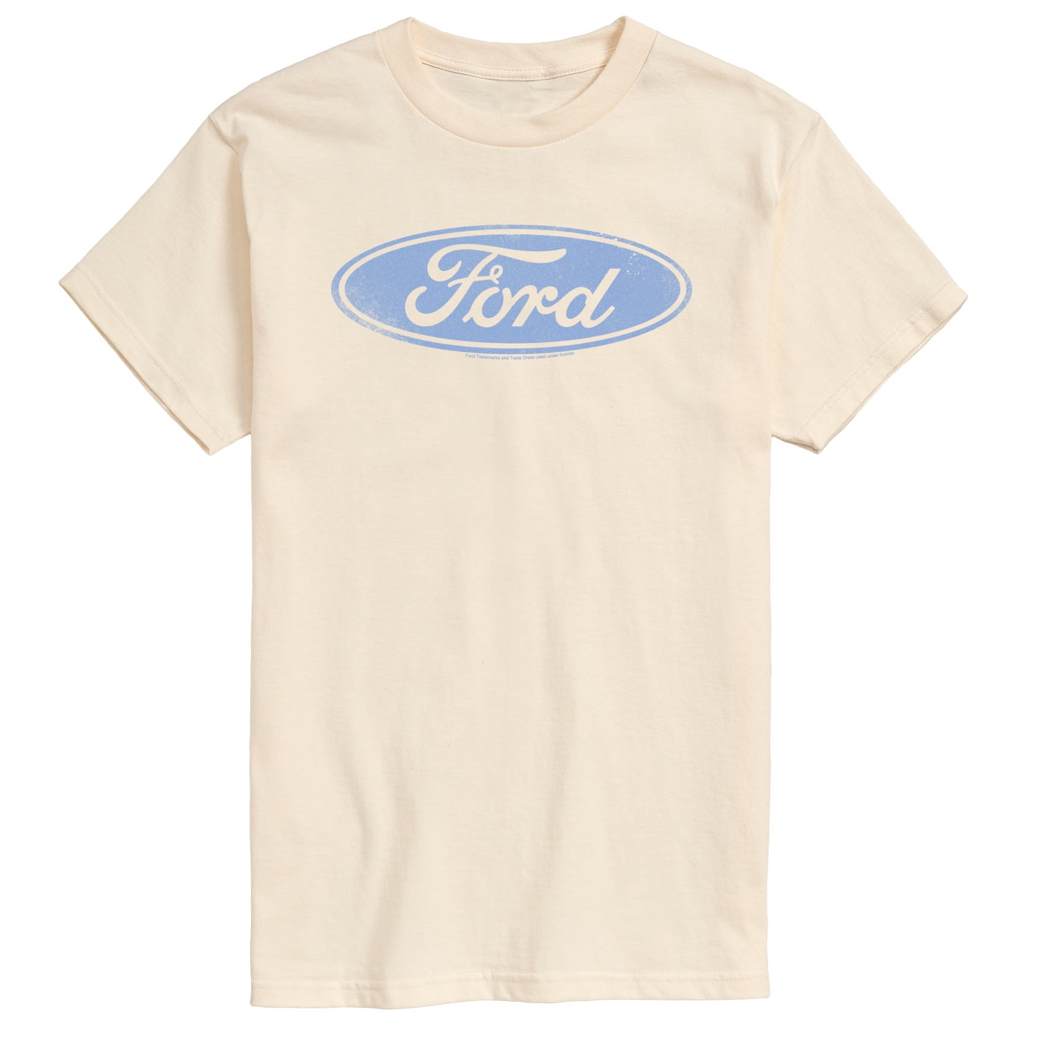Ford - Blue Ford Logo - Men's Short Sleeve Graphic T-Shirt - Walmart.com