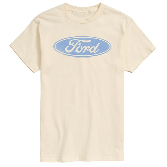 Ford - Blue Ford Logo - Men's Short Sleeve Graphic T-Shirt - Walmart.com