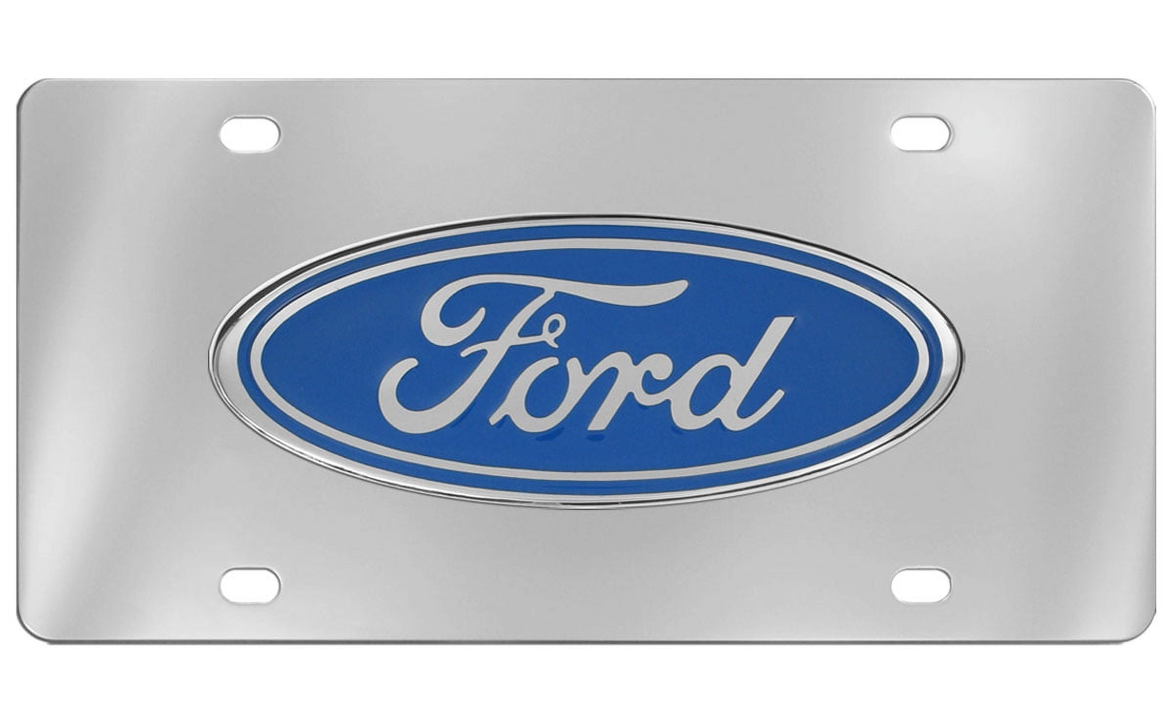 Ford Blue Logo Wordmark Decorative Vanity License Plate - Walmart.com