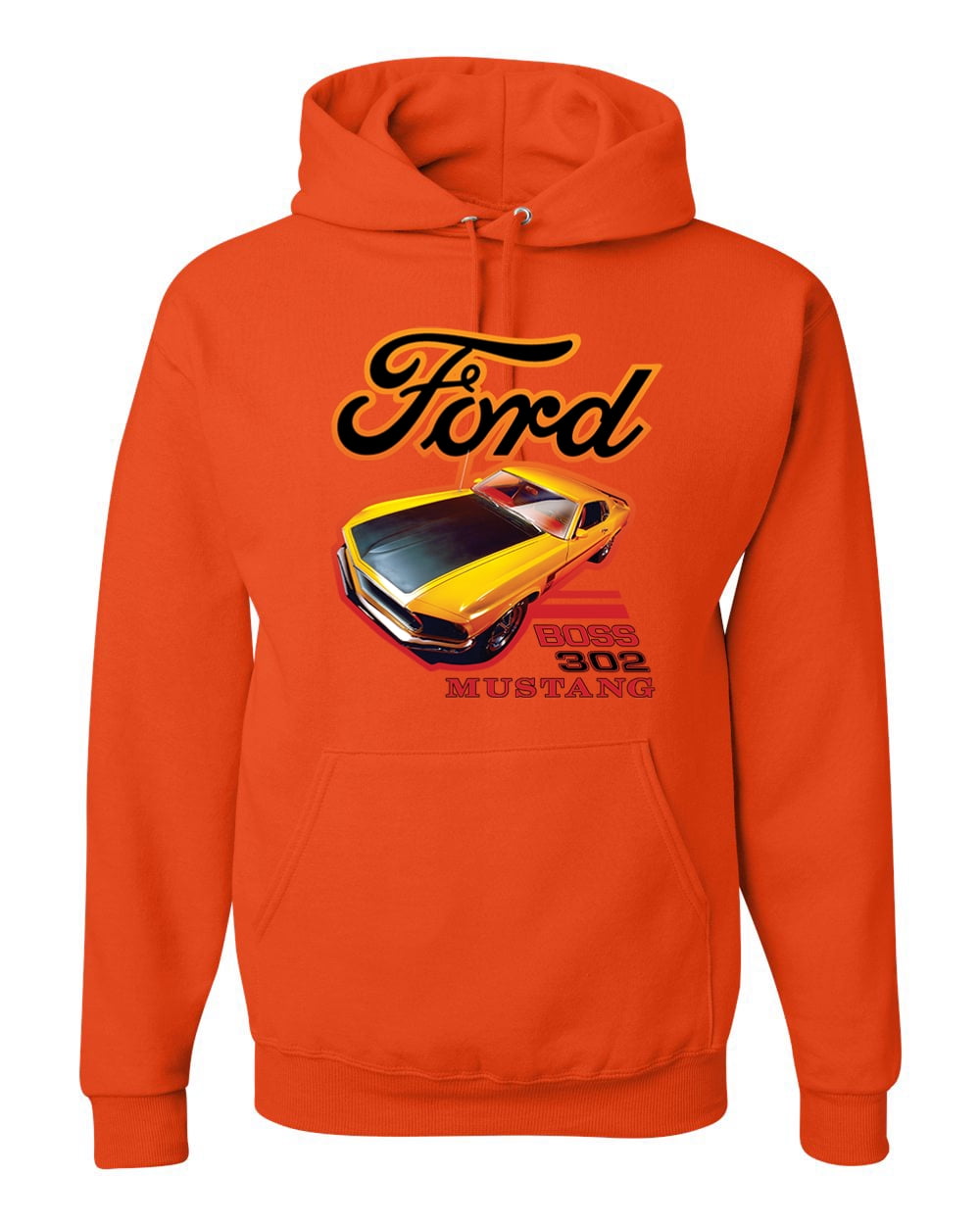 Ford Boss 302 Mustang Racing Classic | Mens Cars and Trucks Hooded ...