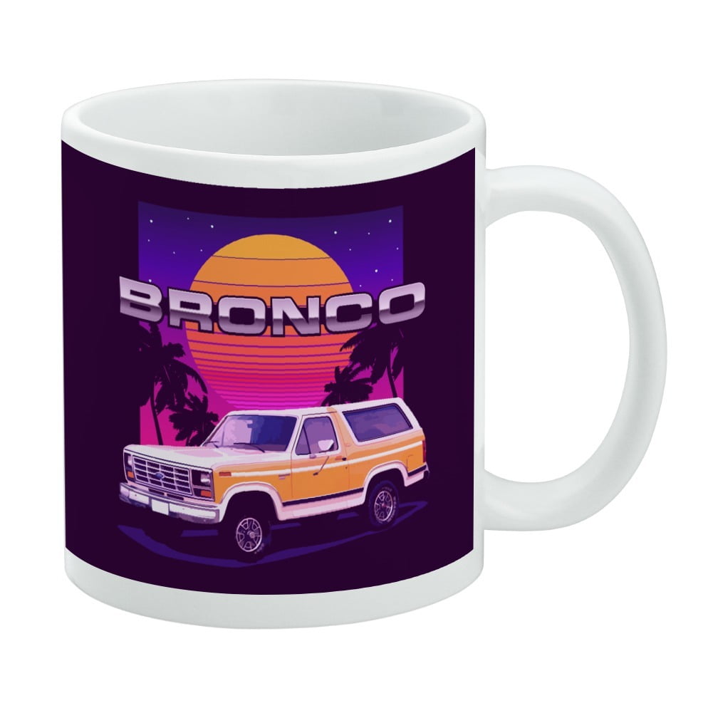 Ford Bronco 1982 Retro White Mug - Walmart.com