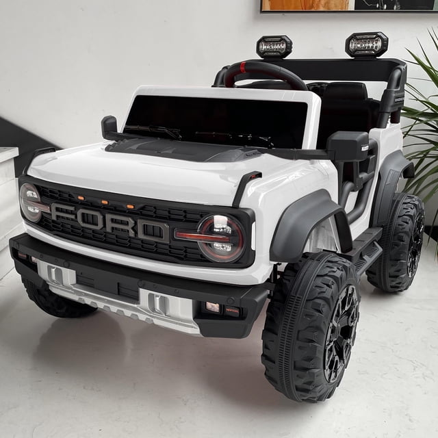 Ford Bronco 2 Seater 24V Ride on Cars with Remote Control, Kids Ride on ...