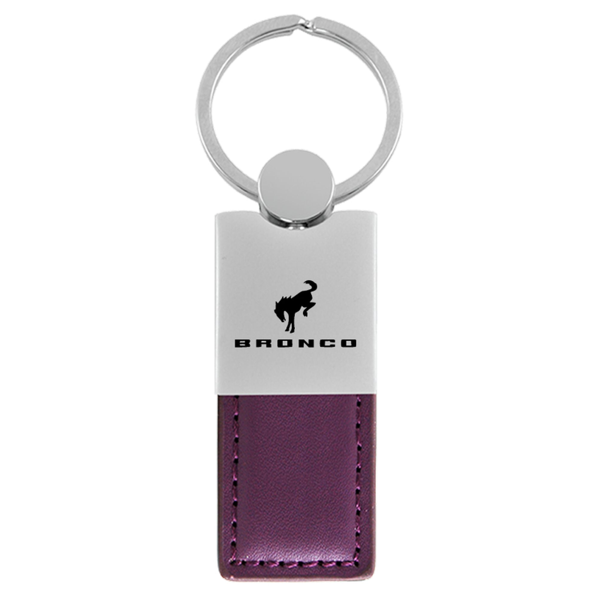 Ford Bronco 2020 Duo Rectangular Leather Key Chain (Purple) - Walmart.com