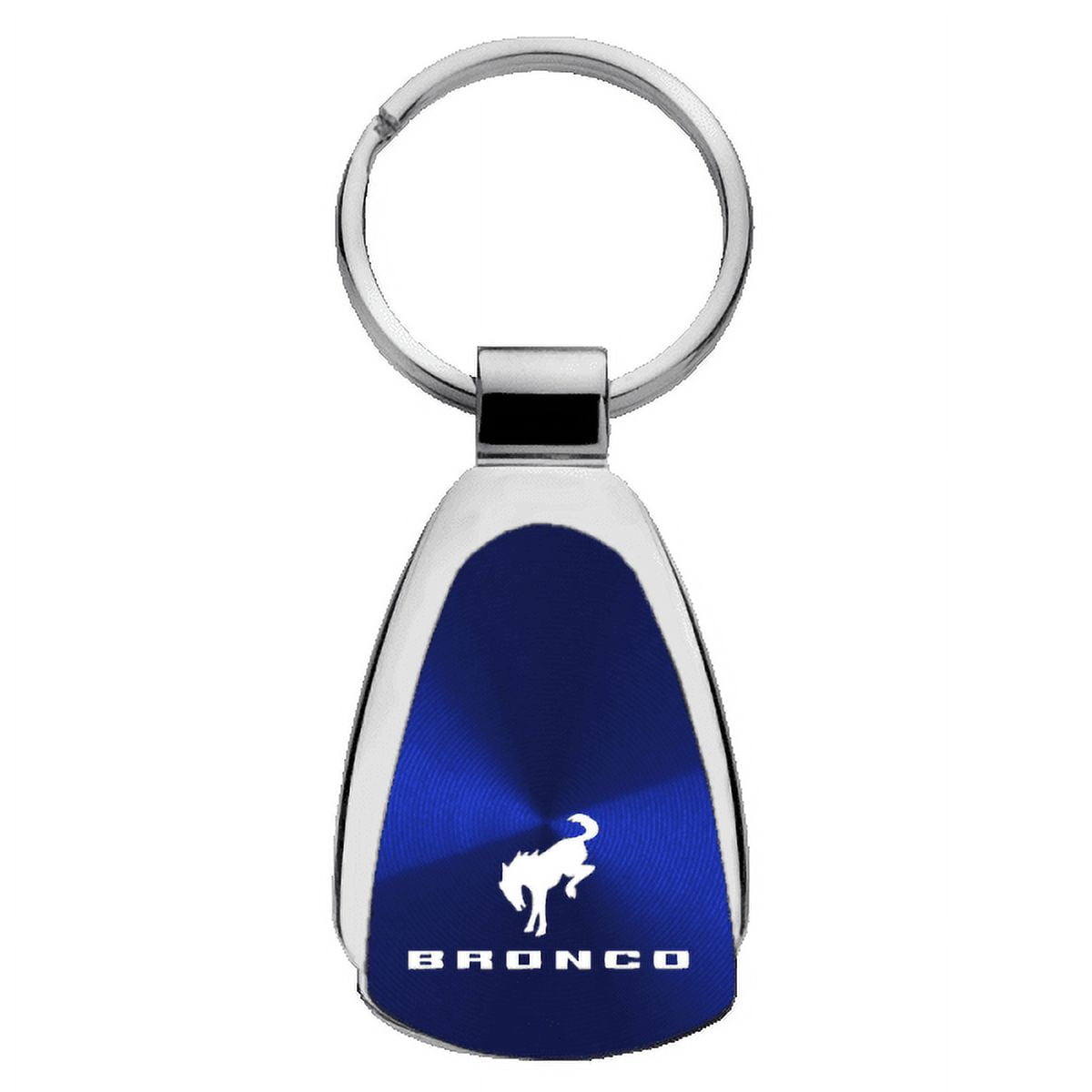 Ford Bronco 2020 Logo Blue Teardrop Logo Key Chain Fob Ring Officially ...